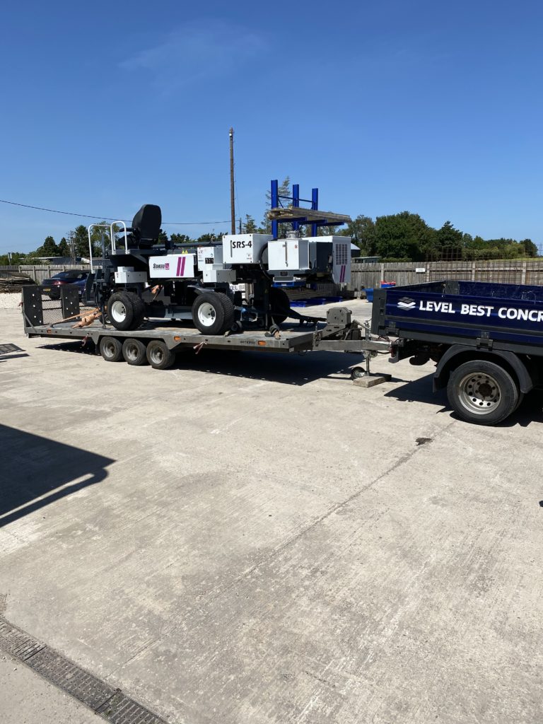 Level Best Concrete Flooring are chosen to test new Somero SRS-4 laser ...