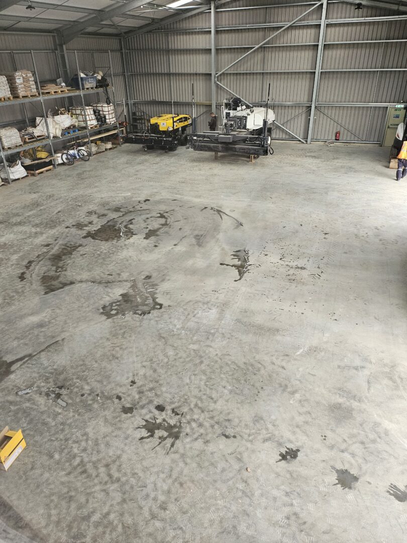 Joint free warehouse concrete flooring by Level Best Concrete Flooring ...